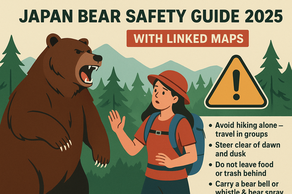 【With Linked Maps】Japan Bear Safety Guide 2025 — Maps & Tips – Hirokitia